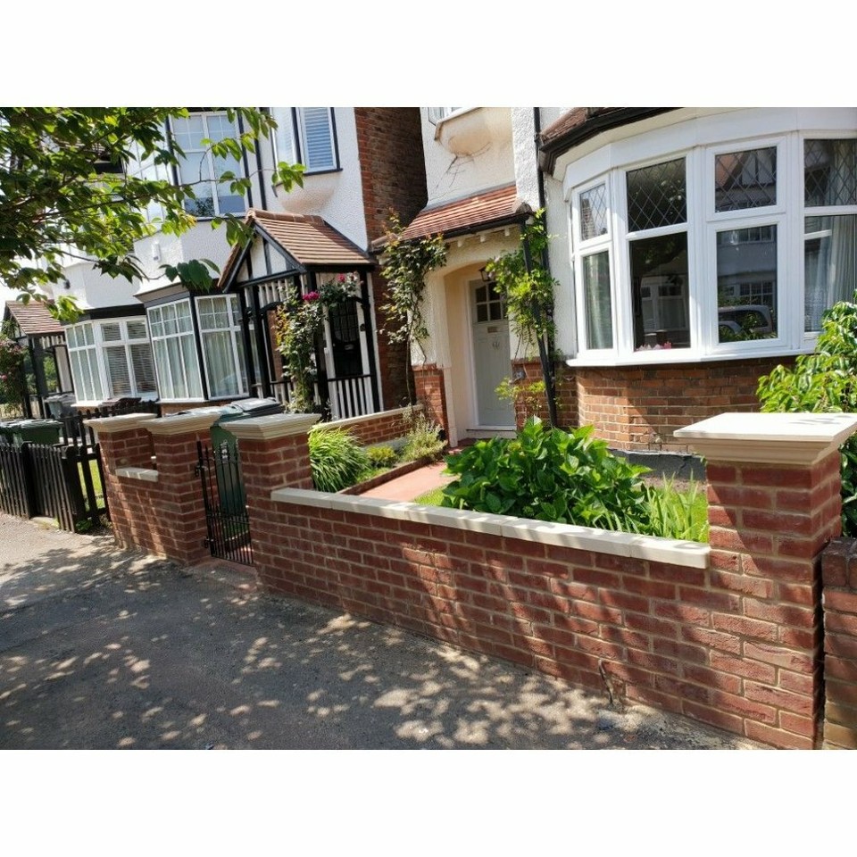 Regency Stone Flat Pier Caps for Brick Wall Pillar Capping | eBay UK