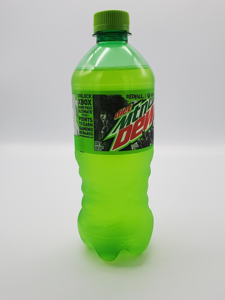 2023 Full Diet Mountain Dew Diet Mtn Dew REDFALL XBOX 20oz Bottle & Cap ...
