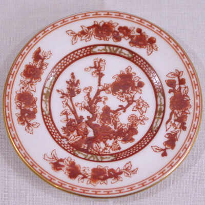 DISCONTINUED COALPORT CHINA INDIAN TREE RED PATTERN MINI / MINIATURE ...