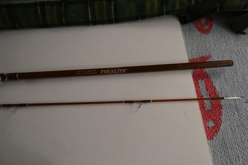 Vintage Fenwick FF805 Feralite Fly Rod 8’ AFTMA NO. 5 LINE 3 3/8 OZ ...