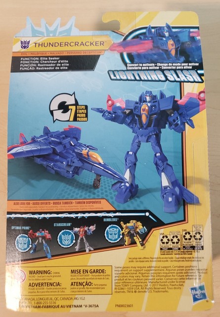 Hasbro Transformers Cyberverse Warrior Class Lightning Slash ...