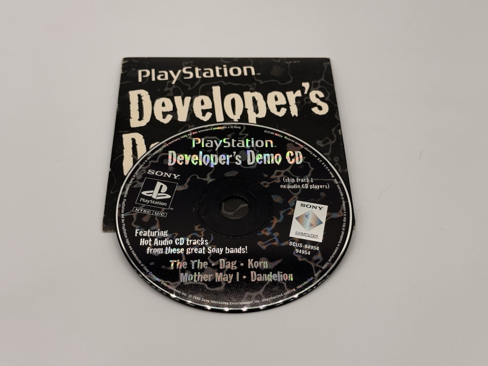 Playstation Developer's Demo CD (Sony PlayStation 1, PS1) With Sleeve ...