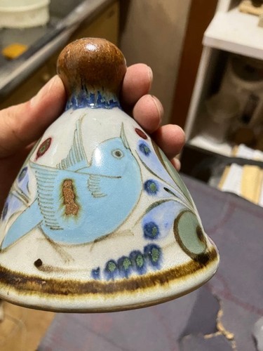 Tonala Pottery Mexican Bell by Ken Edwards Folk Art | eBay