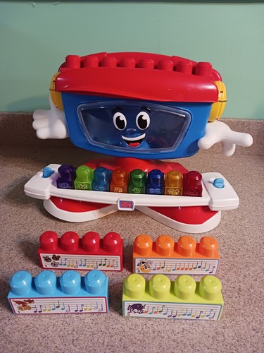 Mega Bloks First Builder Billy Beats Dancing Piano Childrens Kids Boys ...