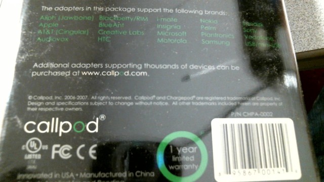 Digital Audio Callpod CHPA-0002 Chargepod 6-Way Mobile Device Charging ...