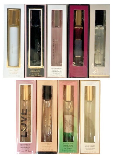 VICTORIA'S SECRET TRAVEL SIZE PERFUME SPRAY EAU DE PARFUM .23 oz 7ml ...