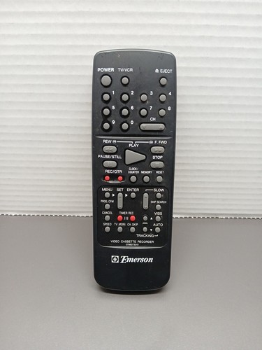 Emerson 0766099020 VCR TV Remote Control, OEM for VCR4003A fits Sansui ...
