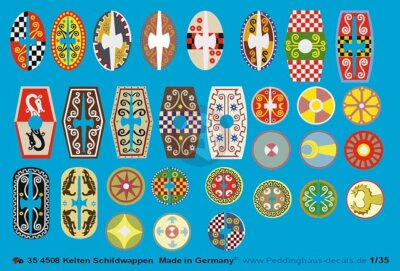 Peddinghaus 1/35 Ancient Celtic Battle and Parade Shield Emblems ...