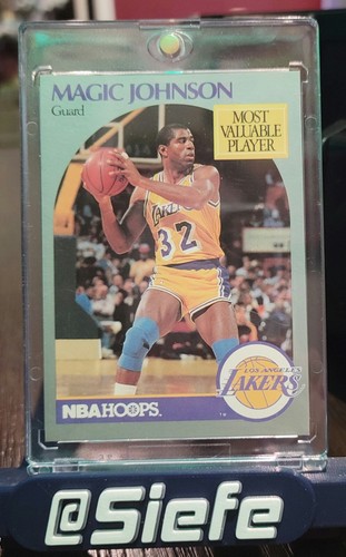 1990 NBA HOOPS - Magic Johnson MVP MINT CONDITION!! RARE! | eBay