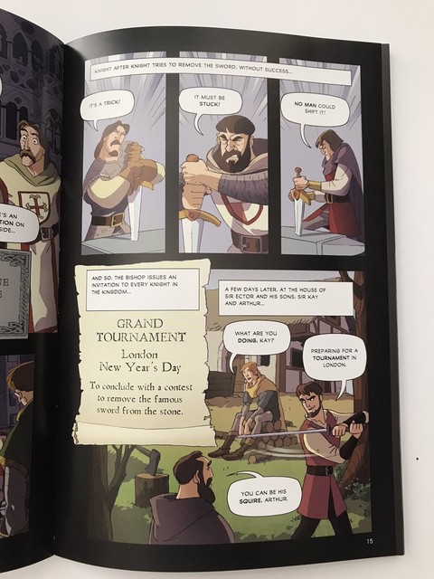 The Adventures of King Arthur Graphic Novel by Russell Punter (english ...