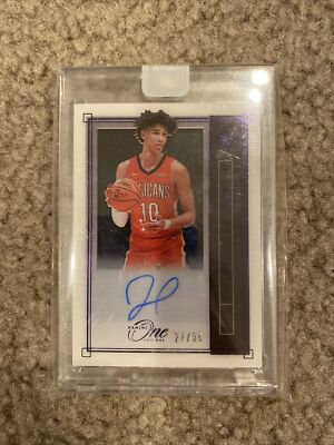 2019-20 Panini One and One Rookie Autographs Jaxson Hayes #/35 #RA-JXH ...