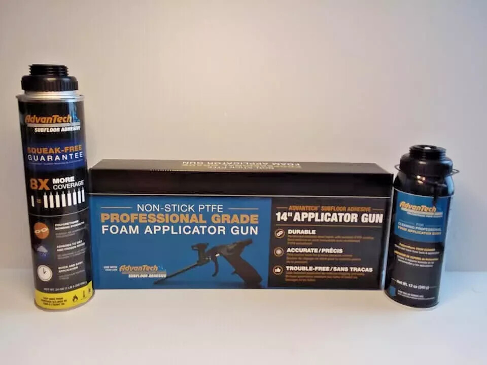 AdvanTech 14" Applicator Gun Subfloor Adhesive Starter Kit | eBay