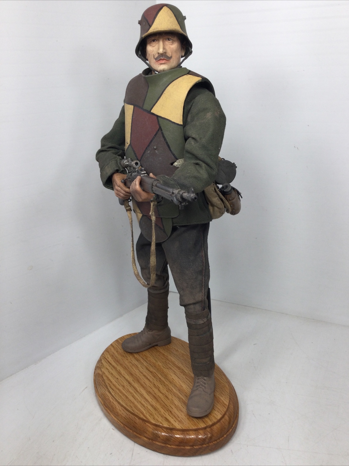 1/6 CUSTOM WW1 GERMAN SNIPER + BODY ARMOR & DAZZLE CAMO + OAK STAND DID ...