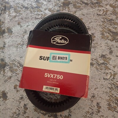 Gates Super HC 5VX750 Molded Notch V-Belt Replacement Part 5/8" x 75 ...