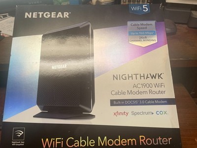 Netgear nighthawk cable modem router | eBay