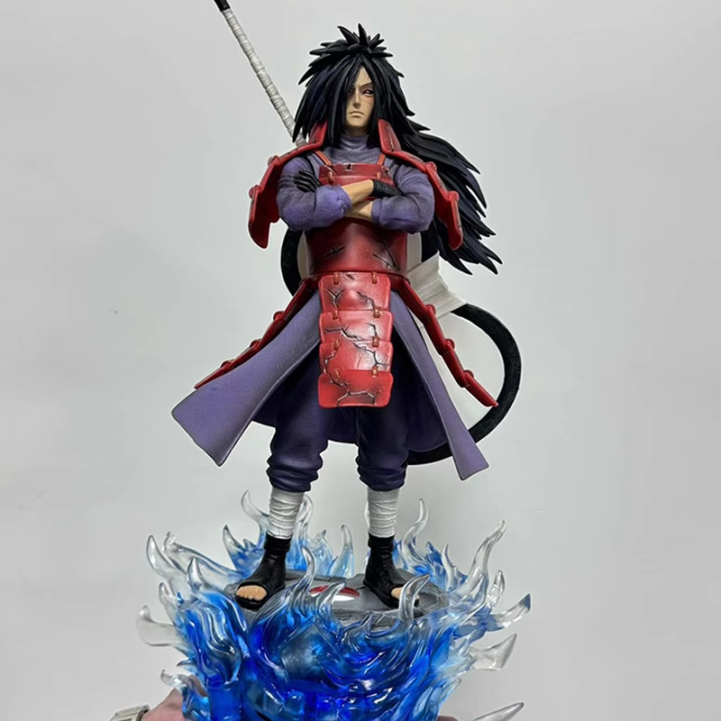 42cm Madara Uchiha Model Statue Action Figure Figurine Luminous Base ...