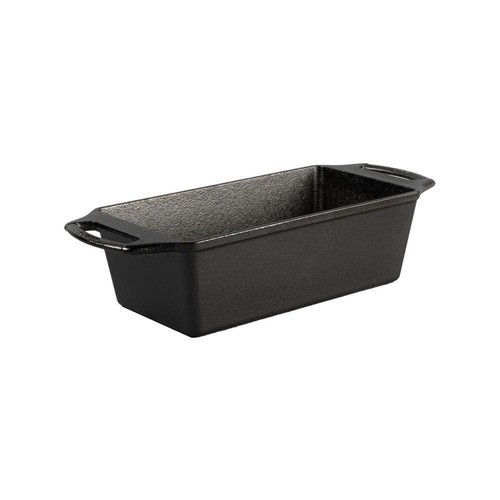 Lodge Cast Iron Bread Loaf Pan Rectangle Bakeware Baking Broiler ...