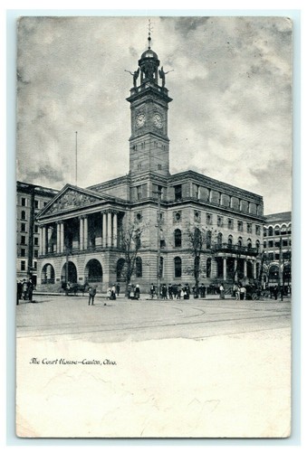 1909 The Court House Canton Ohio Vintage Postcard | eBay