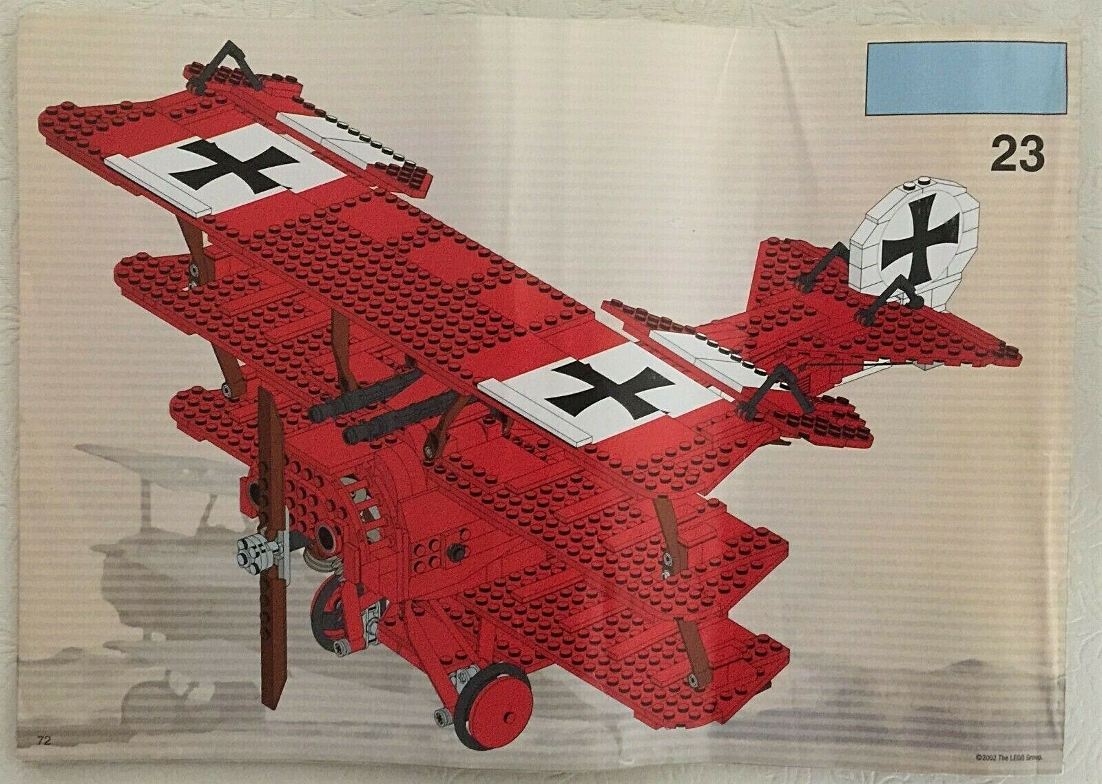 🔴🔴🛩LEGO Red Baron Triplane🛰🔴🔴 #10024 OOP-COMPLETE- Hard To Find ...