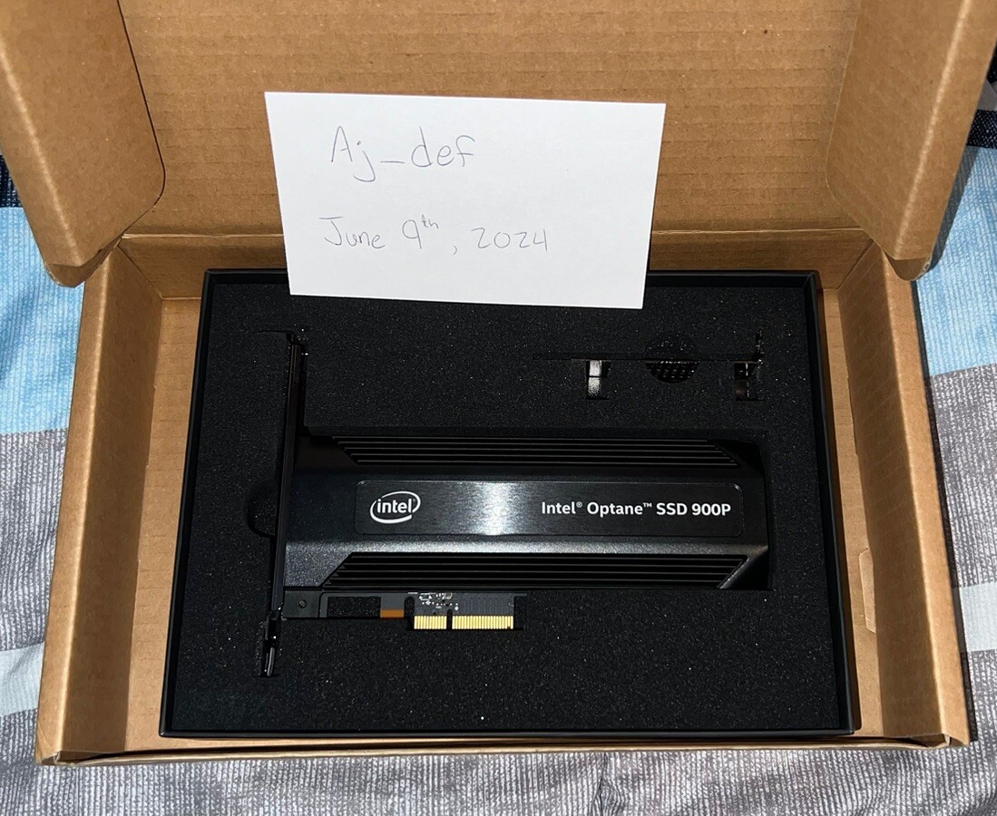 Intel Optane SSD 900P Series (280GB AIC PCIe X4 3D XPoint ...