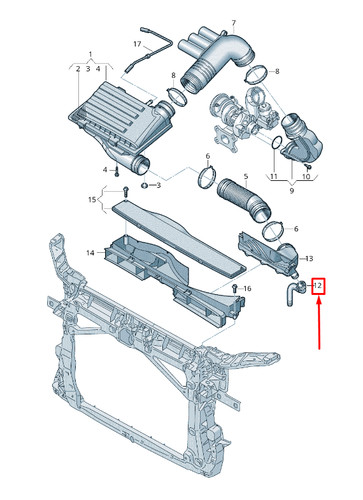 NEW AUDI Q2 GA WATER DRAINAGE HOSE 5Q0129637B ORIGINAL | eBay