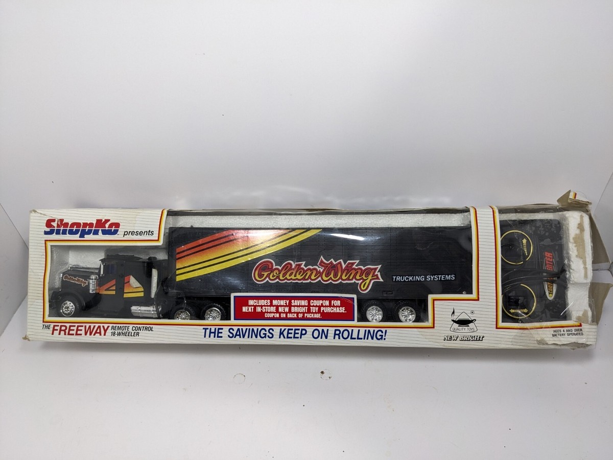 Remote Control 18 Wheeler Vintage Shopko Semi Big Rig Truck Remote