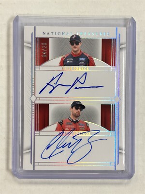 2024 NATIONAL TREASURES RACING CHASE BRISCOE DUAL AUTOGRAPH #/25 NASCAR ...