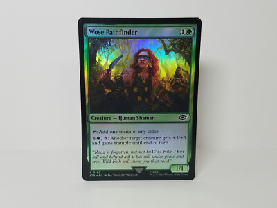 MTG: Universes Beyond: LTR: (0190) Wose Pathfinder (C) - Foil Parallel ...