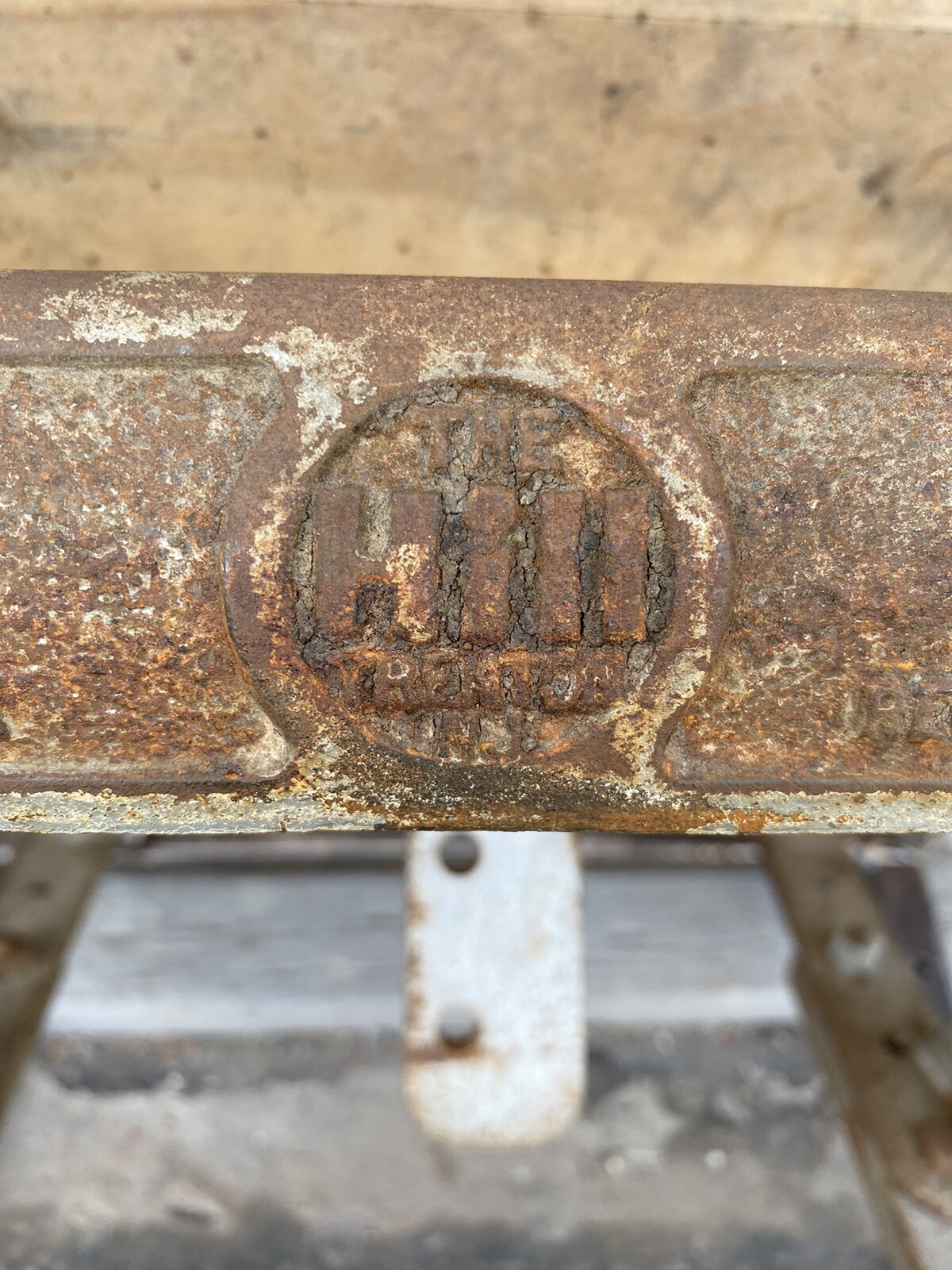 C. V. Hill Co. Trenton NJ Cast Iron Paper Roll Cutter Butcher Store ...