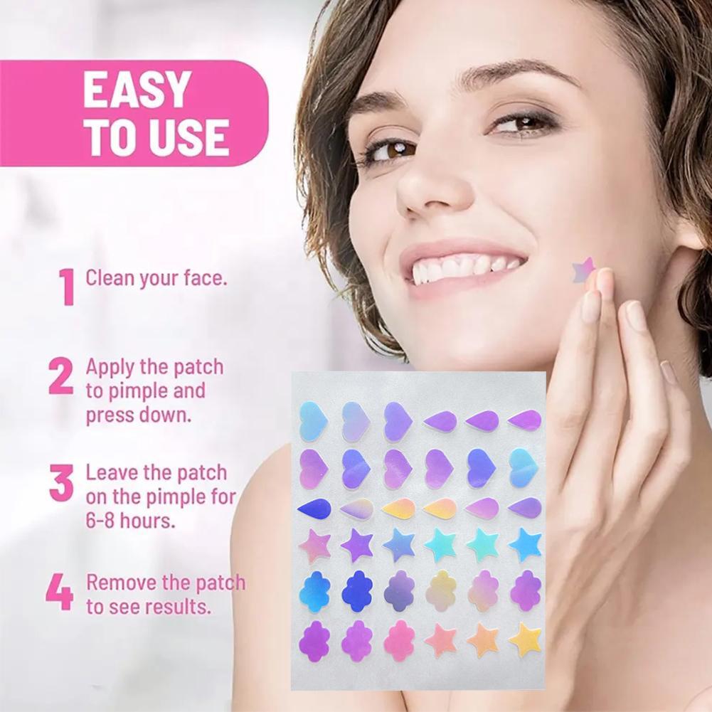 36PCS Waterproof Salicylic Acne Stickers Pimple Patches Breathable ...