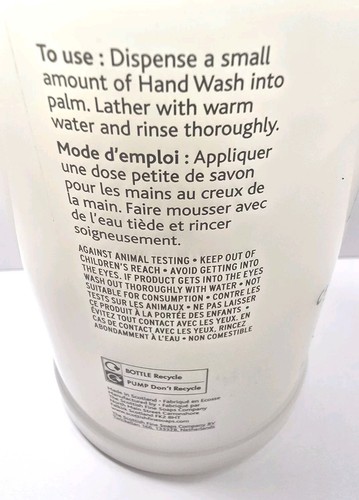 Au Lait Cream Hand Wash 25 fl oz Made w/Organic Milk The Scottish Fine ...