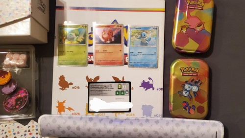 pokemon 151 upc accessories, 2 Mini Tins, Poster & Promos, Dividers ...