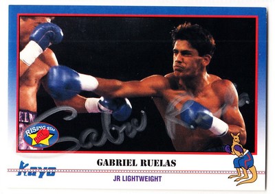 Boxer Gabriel Ruelas 1991 Kayo SIGNED CARD AUTOGRAPHED | eBay