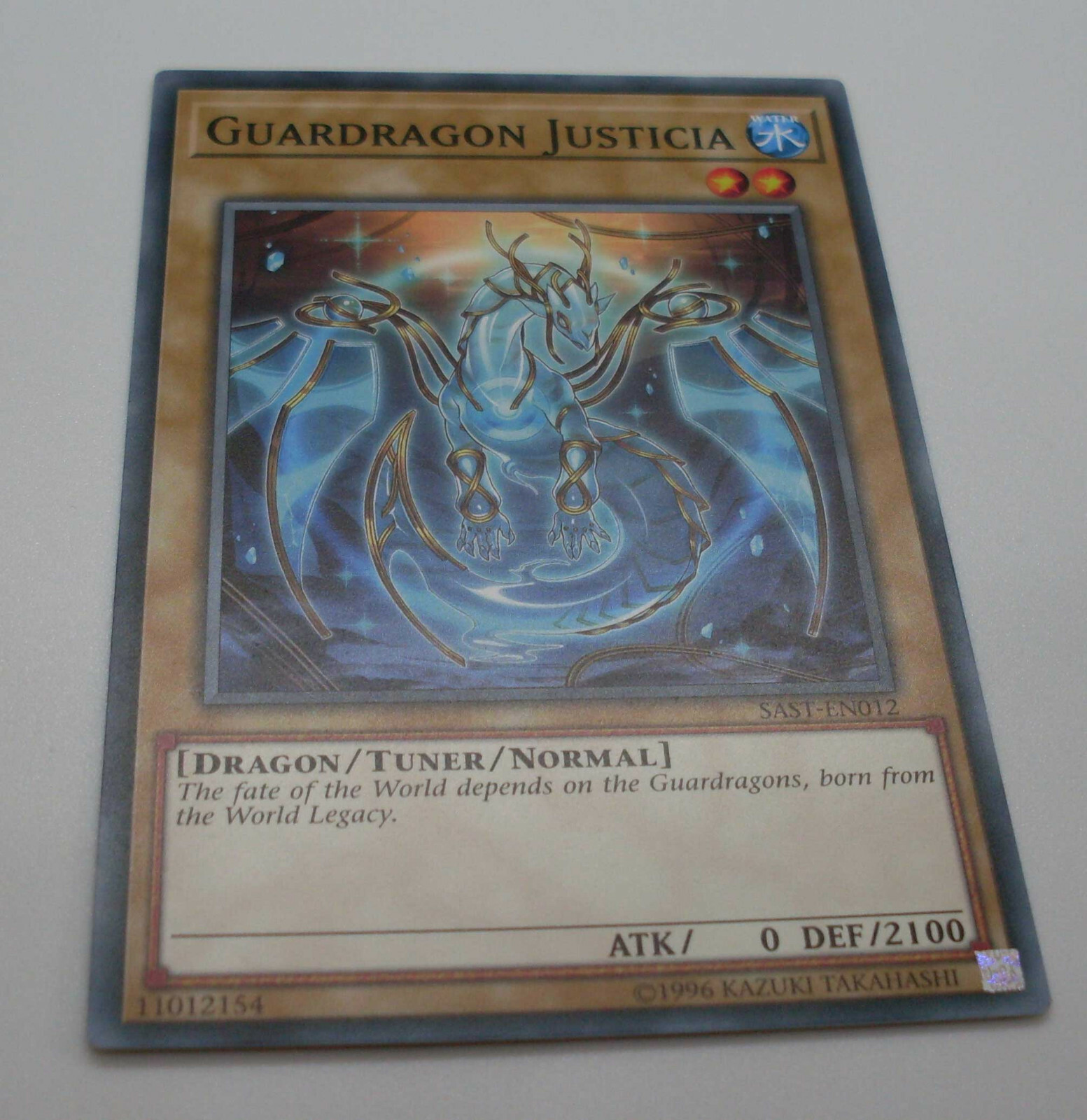 Yu-Gi-Oh Karte - Guardragon Justicia - Dragon / Tuner / Normal - Yugioh ...