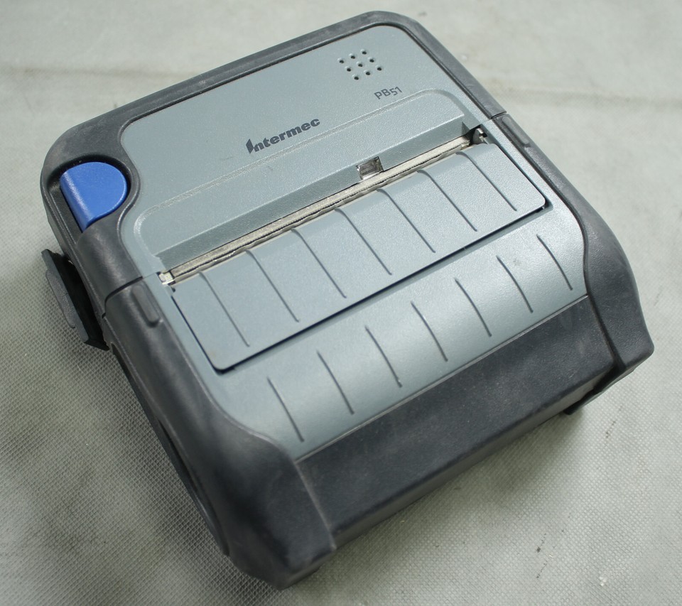 Intermec PB51B Rugged Mobile Thermal Receipt Printer Bluetooth ...