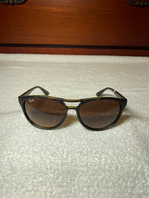 Authentic Ray-Ban Rb4170 - 865/13 Sunglasses Rubberised Tortoise 58mm ...