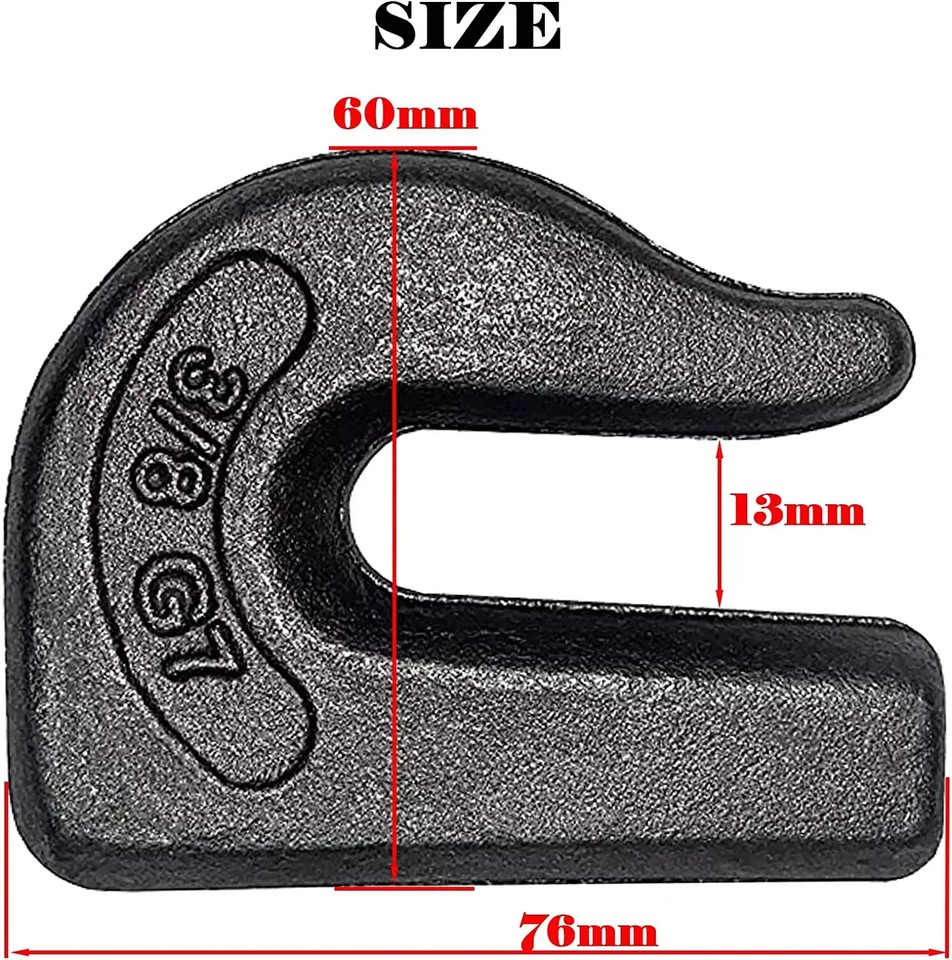 Weld on Grab Chain Hook G70 3/8" Weld on Chain Grab Hooks Bucket ...