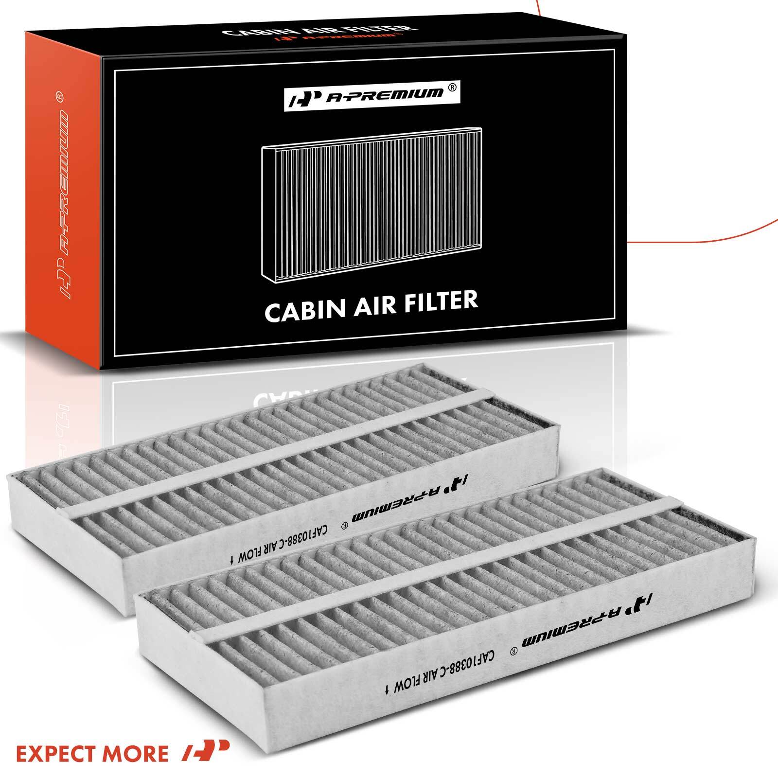A-Premium 2x Activated Carbon Cabin Air Filter for Nissan Armada NV2500 ...