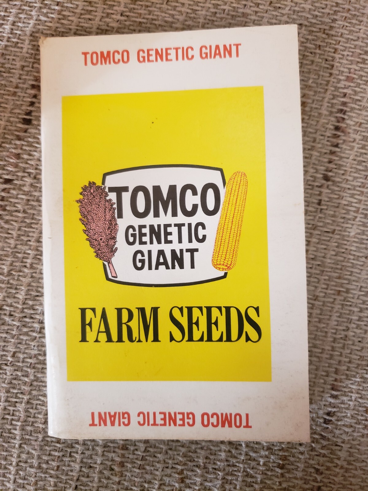1966 Tomco Genetic Giant Seed Corn Dealer Notebook from Belmond, Iowa ...