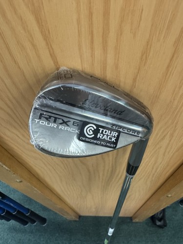 Cleveland RTX 6 Zipcore Tour Rack Raw Wedge 60 Deg Steel Shaft RH ...