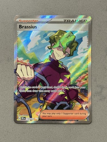 Brassius Full Art Trainer 135/131 SV: Prismatic Evolutions Pokemon ...