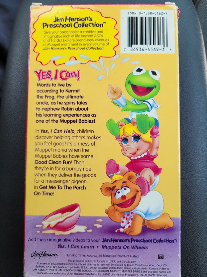 Muppet Babies: Yes I Can Help (1995 VHS tape) RARE pre-owned ...