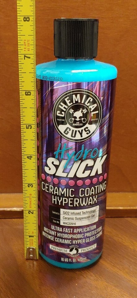 NEW Chemical Guys HydroSlick Hydro Slick Ceramic Coating SIO2 Hyper Wax ...