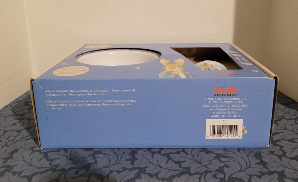 NEW Beatrix Potter Peter Rabbit 5 Piece Melamine Dinnerware Set BPA ...