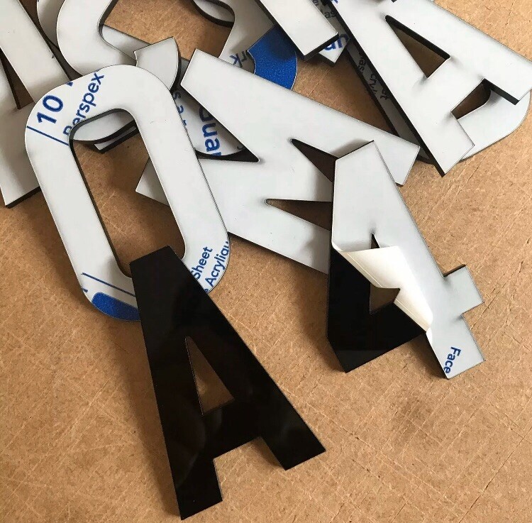 4D Number Plate Letters Kit 10 Of Each Letter | eBay