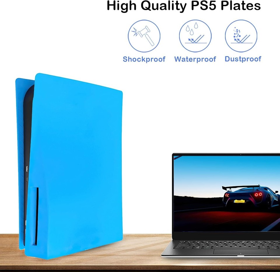 Face Plate Cover Shell for PS5 Disc Edition Console Faceplates ...