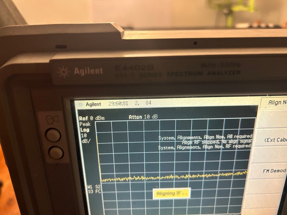 HP /Agilent/Keysight E4402B ESA-E Series 9kHz to 3GHz Spectrum Analyzer ...