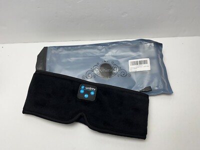 UNIMI Sleep Headphones Bluetooth Eye Mask Wireless w/ Built-in Speakers ...