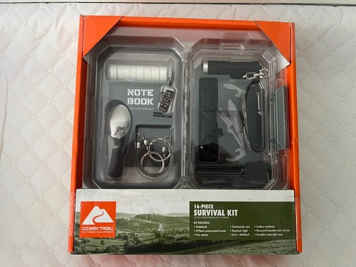 Ozark Trail 16 Piece Survival Kit :Car Camping Hiking Emergency ...