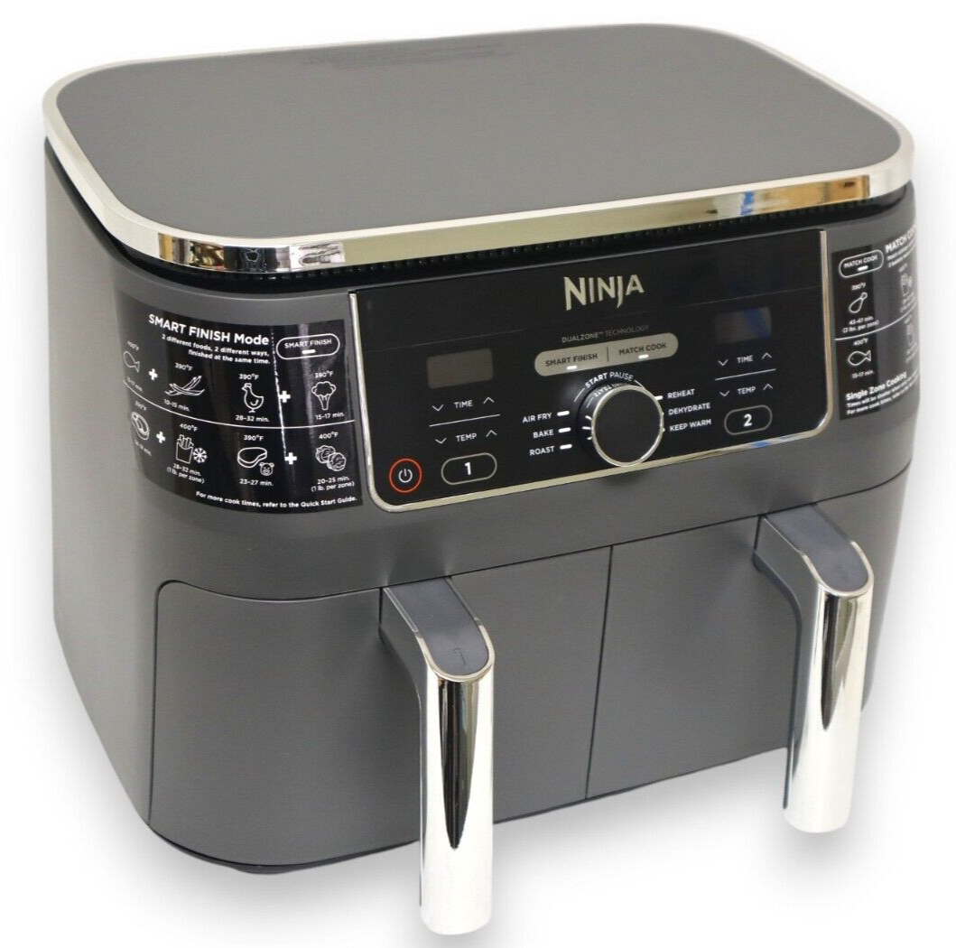 Ninja Foodi 6-in-1, 8-qt. 2-Basket Air Fryer with DualZone Technology ...